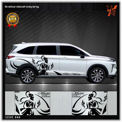 Jual Stiker Wayang Untuk Mobil Avanza Ertiga Granmax Apv Keren - Hitam ...