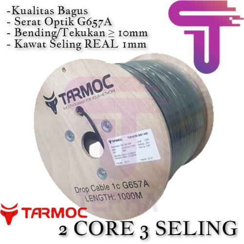 Jual Kabel Fiber Optic Drop Core 2 Core SM / Cable FO Drop Core SM 2 ...