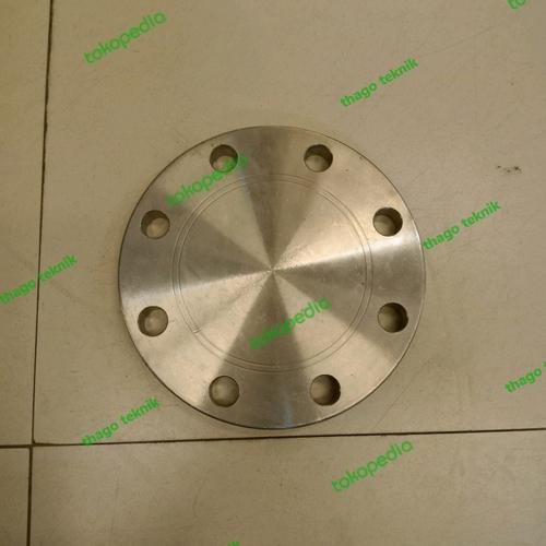 Jual flange buta stainless 6 " inch ss 304 jis 10K blind flange ...