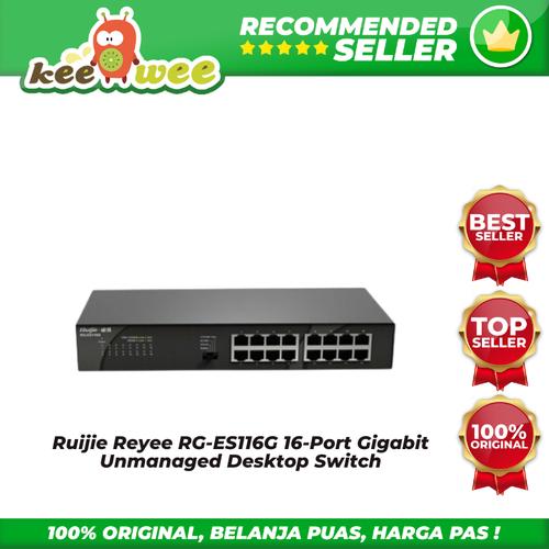 Jual Ruijie Reyee RG-ES116G 16-Port Gigabit Unmanaged Desktop Switch ...