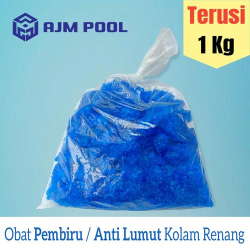 Jual Terusi Copper Sulfate Obat Anti Lumut Pembiru Kolam Renang Trusi 1 ...