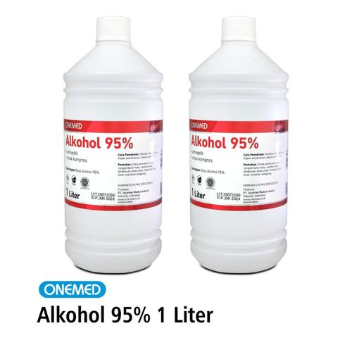 Jual Alkohol 95% Merk Onemed 1 Liter Antiseptik Kompres - Kota Denpasar ...