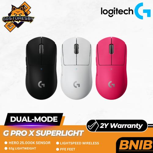 Promo LOGITECH G PRO X SUPERLIGHT Gaming Mouse - MAGENTA Cicil 0% 3x ...