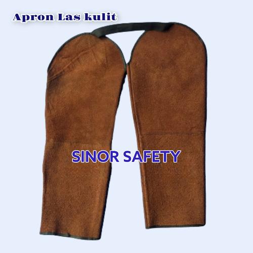 Jual Apron LAS TANGAN Kulit Sapi Asli Tebal Pelindung Lengan COKLAT ...