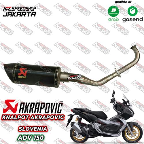 Jual Knalpot Akrapovic ADV 150 Fullsystem Ori Slovenia (Header custom ...