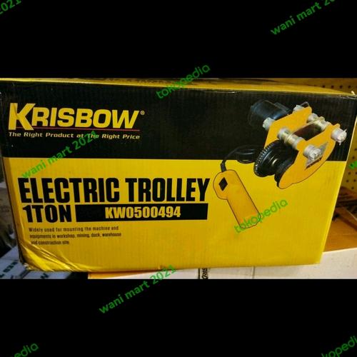 Jual electric trolley 1 ton krisbow , elektrik troli krisbow 1 ton ...