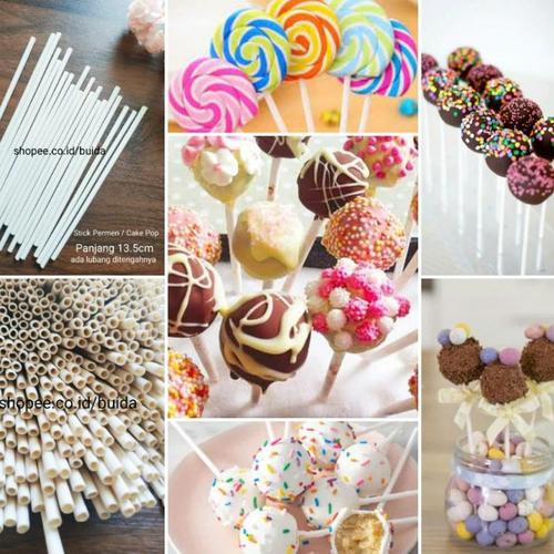 Jual 50pcs Stick Lolipop Stik Cake Pop Ball Cakes Candy Stick Permen ... Jual 50pcs Stick Lolipop Stik Cake Pop Ball Cakes Candy Stick Permen ...