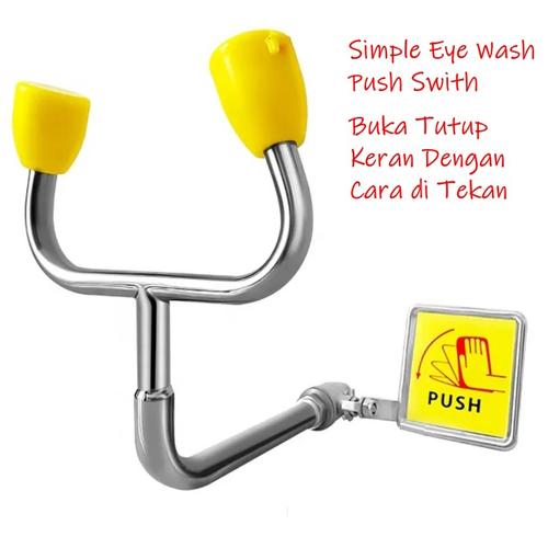 Jual Simple Eye Wash / Keran / Kran Eyewash Pencuci Mata Kran Tekan - KRAN PUTAR - Jakarta Barat ...