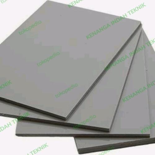 Jual PVC Grey Sheet 8mm x 25cm x 122cm / PVC Lembaran Abu - Abu ...