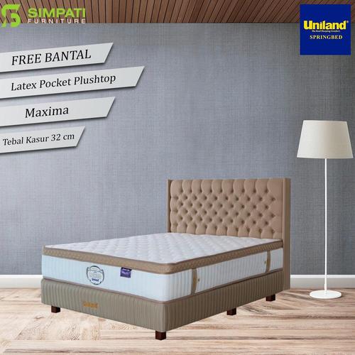Jual Springbed Uniland Latex Pocket Plush Top MAXIMA (32 cm) Matras ...