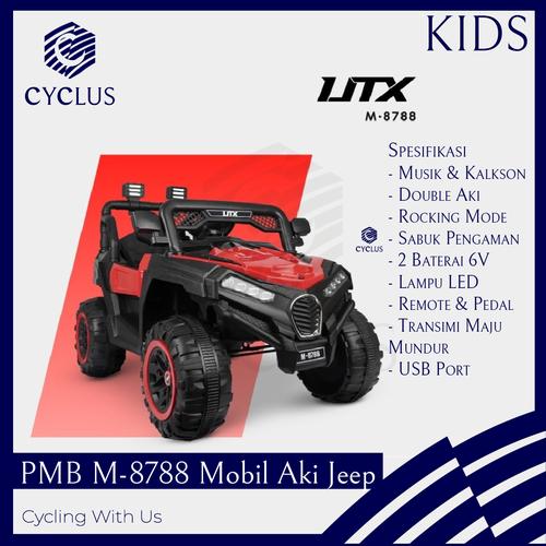 Jual Mobil Aki Jeep PMB M-8788 M8788 UTX Mainan Anak Remote Control ...