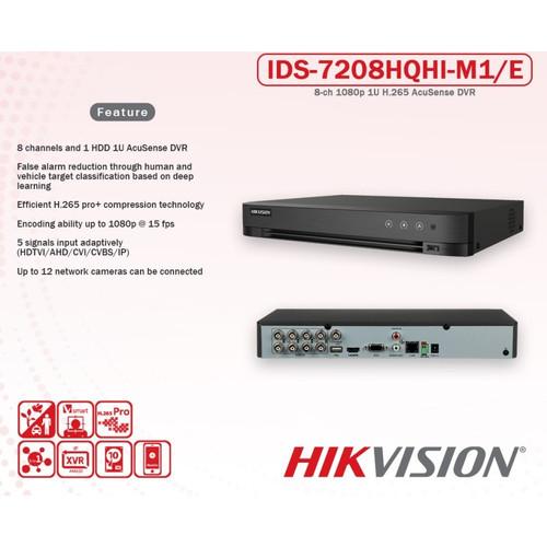 Jual HIKVISION DVR XVR 8CH 8 Channel DS-7208HQHI-M1/E HD CCTV Kamera ...