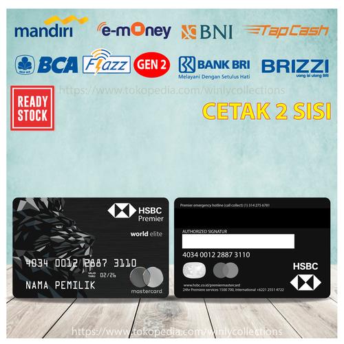 Jual KARTU EMONEY MANDIRI BCA BNI BRI GEN 2 DESIGN PREMIER HSBC - 2 ...