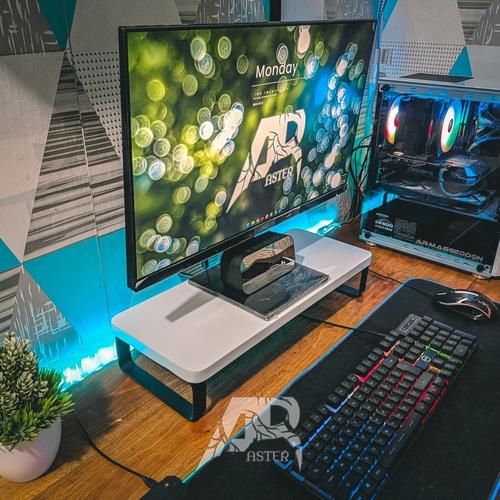Jual Stand monitor / Stand Laptop / Tatakan monitor Kaki Besi Putih ...