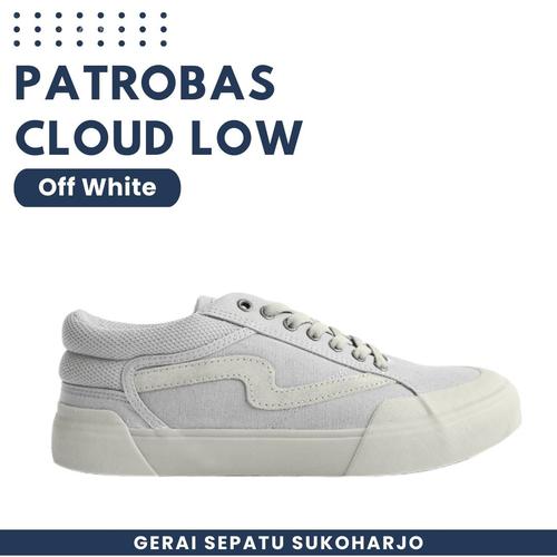 Promo PATROBAS Cloud Low Off White Original Sepatu Sneakers Putih - 39 ...