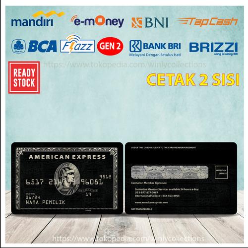 Jual KARTU EMONEY MANDIRI BCA BNI BRI GEN 2 DESIGN AMERICAN EXPRESS- 2 ...