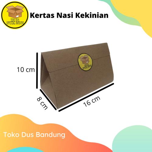 Jual Kertas Nasi Kekinian / Dus nasi/Mie Kekinian / Box Nasi Modern ...