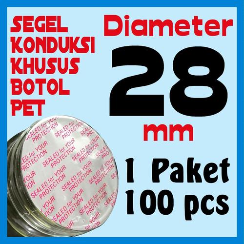 Jual Seal Alufoil Botol PET - Setrika / Mesin (100 pcs) 24 mm - 110 mm ...