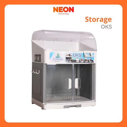 Jual Kitchen Storage | Rak Piring Plastik Tertutup | Rak Dapur ...