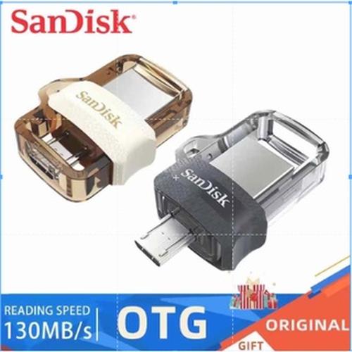 Jual Flashdisk OTG 32GB/64GB/128GB Ultra Dual Drive USB Type-B - Hitam ...