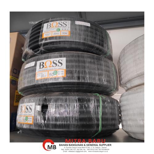 Jual Selang Listrik BOSS 20 mm Hitam - 1 roll/ 50mtr - Kota Cilegon ...