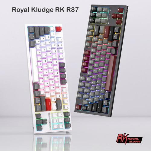 Jual Royal Kludge Rk R87 Rk87 Rgb Tkl Mechanical Keyboard Hot-Swappable ...