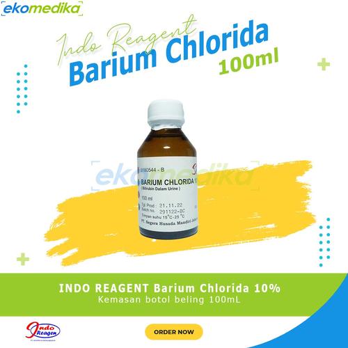 Jual Barium Chlorida 10% , 100mL INDO REAGENT Reagen Barium Chlorida 10 ...