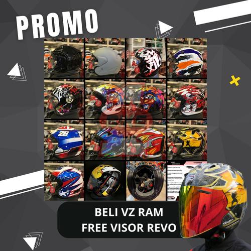Jual HELM SCOTT VZ RAM 2022 / HELM ALA ALA *RAI/ HELM HALF FACE PART I ...