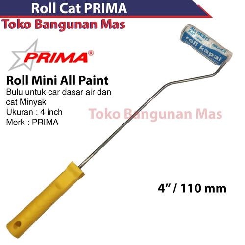 Jual Kuas Roll Prima All Paint Mini 4" 110 mm Roll Cat kapal Prima All ...