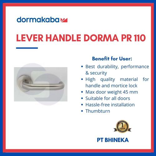 Jual Dorma PR 110 Lever Handle, Mortice Lockset & PC Cylinder dormakaba ...