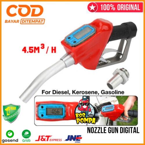 Jual nozzle solar gun Digital Gun solar flus Flow meter Gun transfer ...