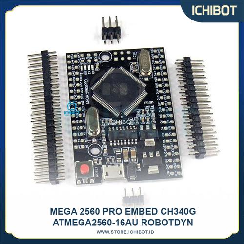 Jual Mega 2560 PRO Embed CH340G ATmega2560-16AU RobotDyn - Kab. Sleman ...