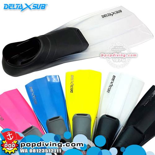 Jual Delta sepatu kaki bebek alat selam fin dakor transparan bening ...