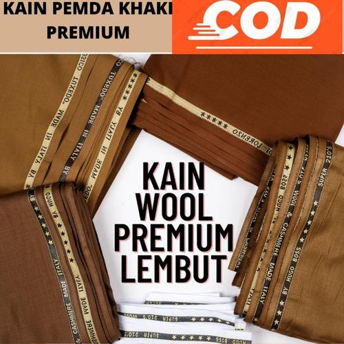 Jual bahan kain pemda wool premium baju dinas pemda khaki pns pdh asn ...
