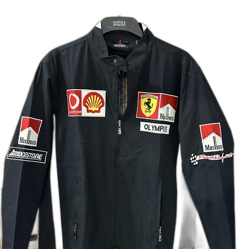 Jual JAKET VINTAGE FERRARI MARLBORO FedEx/Retro Ferrari/olympus ...