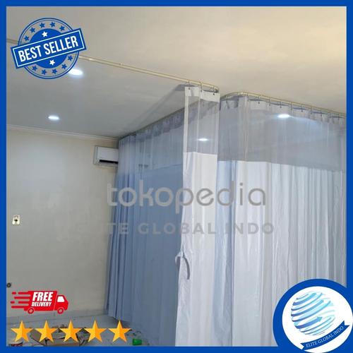 Jual gorden untuk di rumah sakit dnexs elite bahan pull pvc warna biru ...