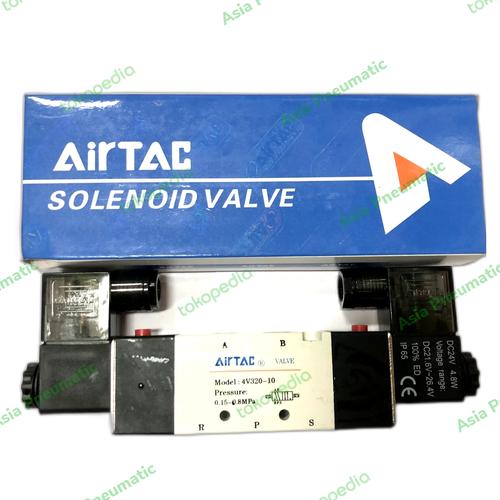 Jual Solenoid Valve 5/2way AIRTAC 4V320-10 Double Coil - Jakarta Barat - Asia Pneumatic | Tokopedia