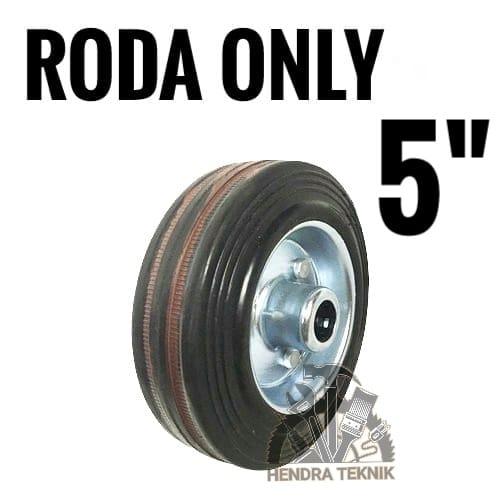 Jual RODA KARET 5" RODA SAJA RODA TROLI 5 INCI RODA TANPA RUMAH 5INCH ...