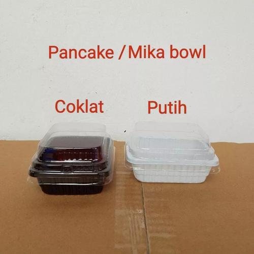 Jual MIKA PANCAKE MINI, ada 2 warna, putih dan coklat dijual per 50pcs ...