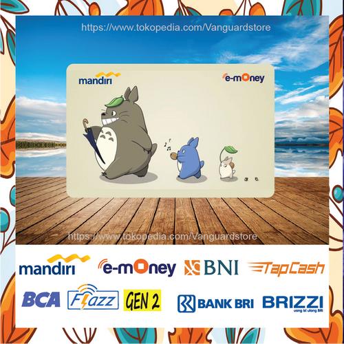 Jual KARTU EMONEY GAMBAR KARTUN TORORO KAWAN2 MANDIRI BRI BNI BCA - 1 ...