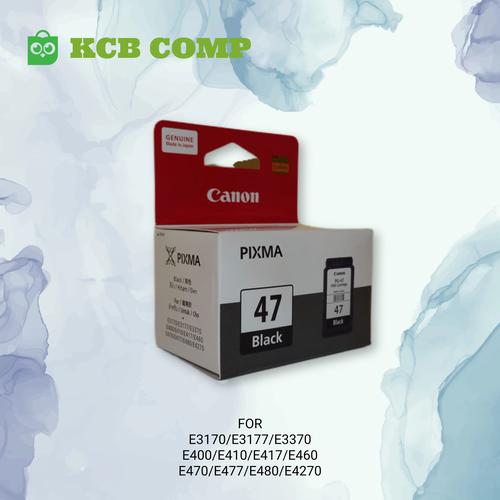Jual Tinta Catridge Canon Pixma PG-47 Black Original E400/E410/E417 - Jakarta Selatan - KCB COMP ...