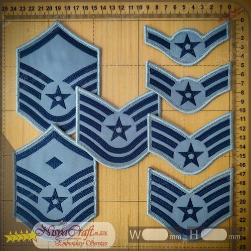Jual NCEP0103-0512 US AIRFORCE Enlisted Personnel (ABU) | RANK Insignia ...