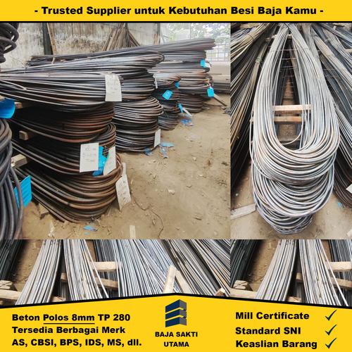 Jual Besi Beton Polos 8mm SNI BJTP 280 SNI Full - Kota Bandung - Baja ...