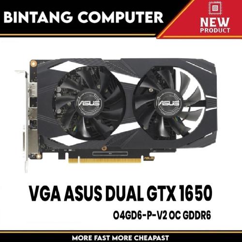 Jual VGA ASUS DUAL GTX 1650 O4GD6-P-V2 OC GDDR6 - Kota Denpasar - Bintang Bali Computer | Tokopedia