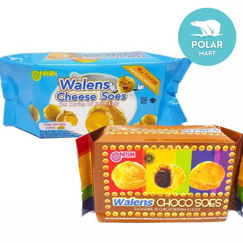 Jual Nissin Walens Soes Variasi Rasa Choco & Cheese Snack 100 Gram ...