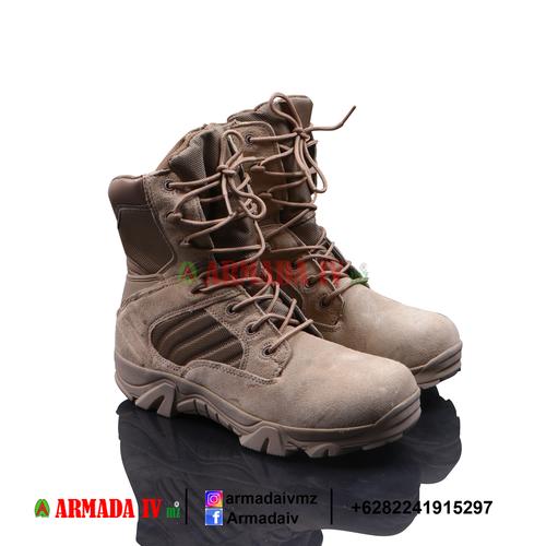 Jual Sepatu Tactical Delta Tinggi Krem Polos Tactical Boots - 41 - Kota ...