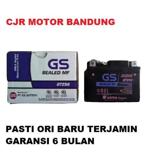 Jual Aki motor GS ASTRA GTZ5S ORI BEAT SCOOPY OLD KARBU MIO J M3 SOUL ...