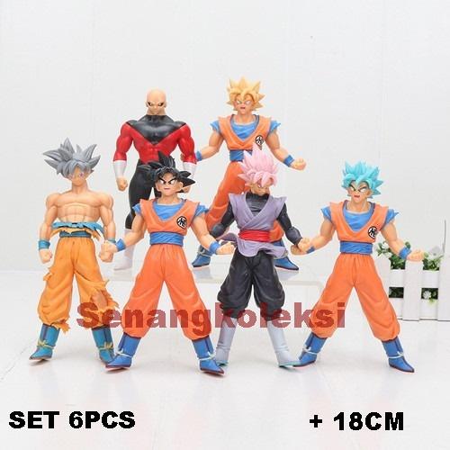 Jual Figure Dragon Ball Z (set 6 Silver) Goku Ultra Instinct ...