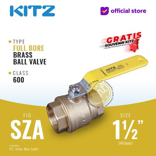 Promo KITZ Full Port Ball Valve Fig. 600 SZA , 1 1/2" - 40mm , Drat Screw Cicil 0% 3x - Jakarta ...