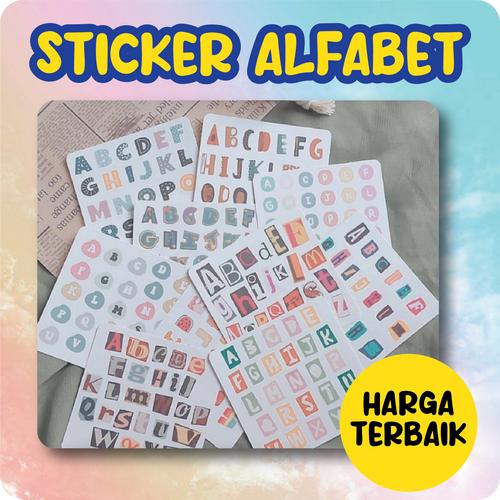 Jual Alphabet Stickers | stiker abjad | stiker abc | stiker alphabet ...